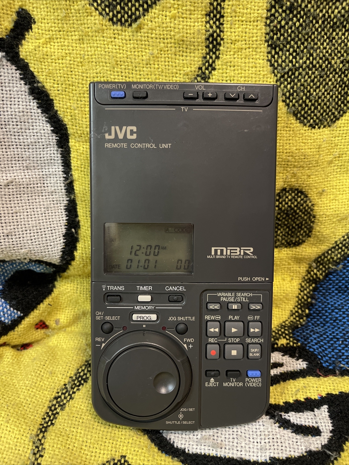 JVC MBR Multi Brand TV Remote Control Unit Replacement R6/AA/UM-3 Black ...