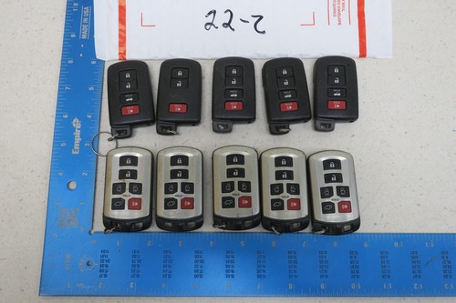 Toyota Denso Smart Key Fob Proximity Keyless Bulk Remotes Lot of 10 (22 ...