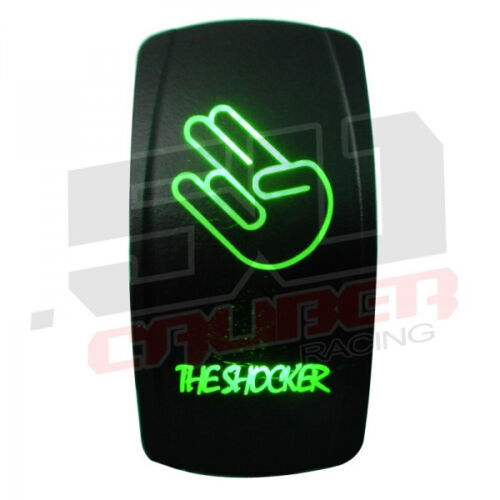 Green Shocker Rocker Switch On/Off fits Articcat Wildcat Sandrail ...