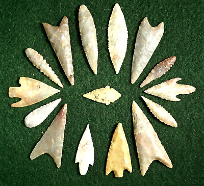 Neolithic & Paleolithic - Neolithic Serrated Blade Arrowheads