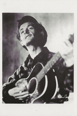Postcard Robin Carlson, Photographer "Woody Gutherie" c1938 (Repro ...