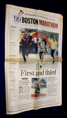 April 20, 1999 The BOSTON GLOBE Newspaper - '99 BOSTON MARATHON ...