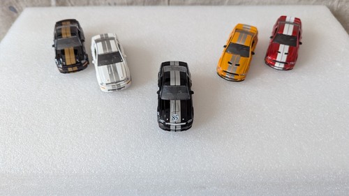 SHELBY COLLECTIBLES - 5 LOOSE 2007 FORD MUSTANGS - GT, GT-500 AND GTH ...