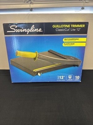 Swingline Paper Cutter, Guillotine Trimmer, 12" Cut Length, 10 Sheet ...