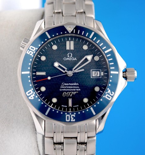 Mens Omega Seamaster Automatic Chronometer watch - Blue 007 Dial - 41MM ...