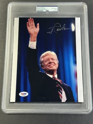 Jimmy Carter President Signed Autographed 8x10 Photo AUTO PSA Slab | eBay