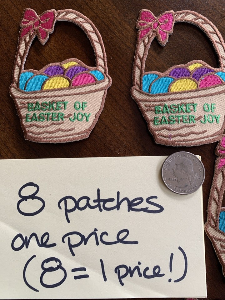 Girl Scout patches lot—8 Girl Scout Easter Baskets Of Joy Patches For ...