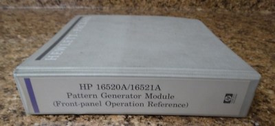 HP 16520A/16521A Pattern Generator Module Reference Manual | eBay