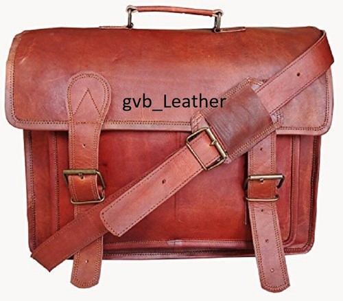 Vintage Ultimate Pelle Uomo Valigetta Laptop 18 " Custodia Tracolla ...