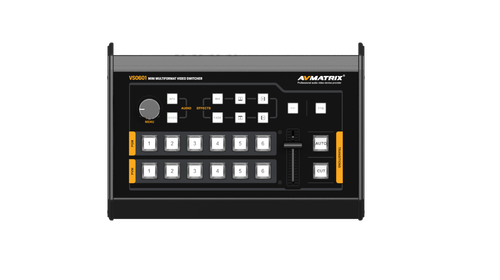 AVMATRIX VS0601 4×SDI 2×HDMI inputs GPIO Live TALLY Multi-Format Video ...