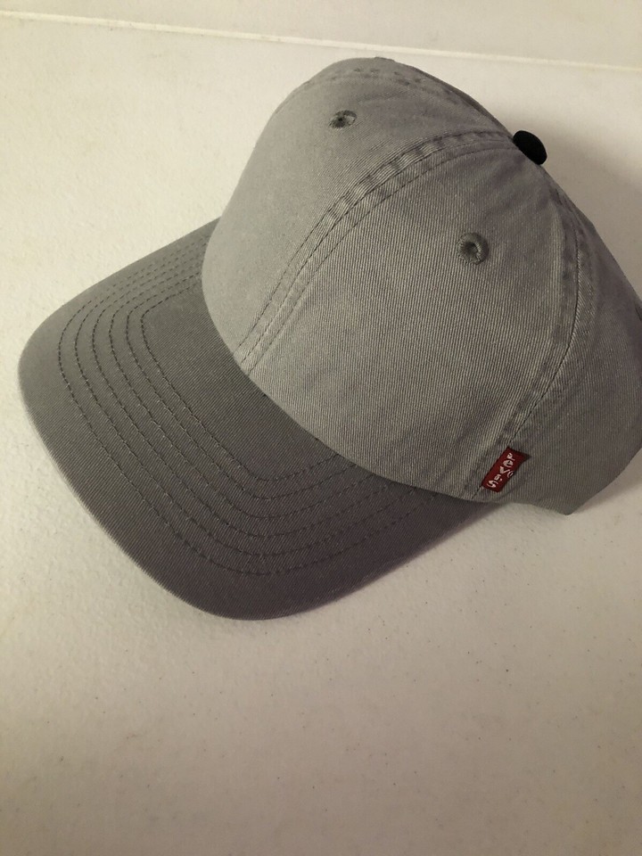 Levi's Red Tab Knit Snapback Hat Adjustable Baseball Cap Retro VTG Tan ...