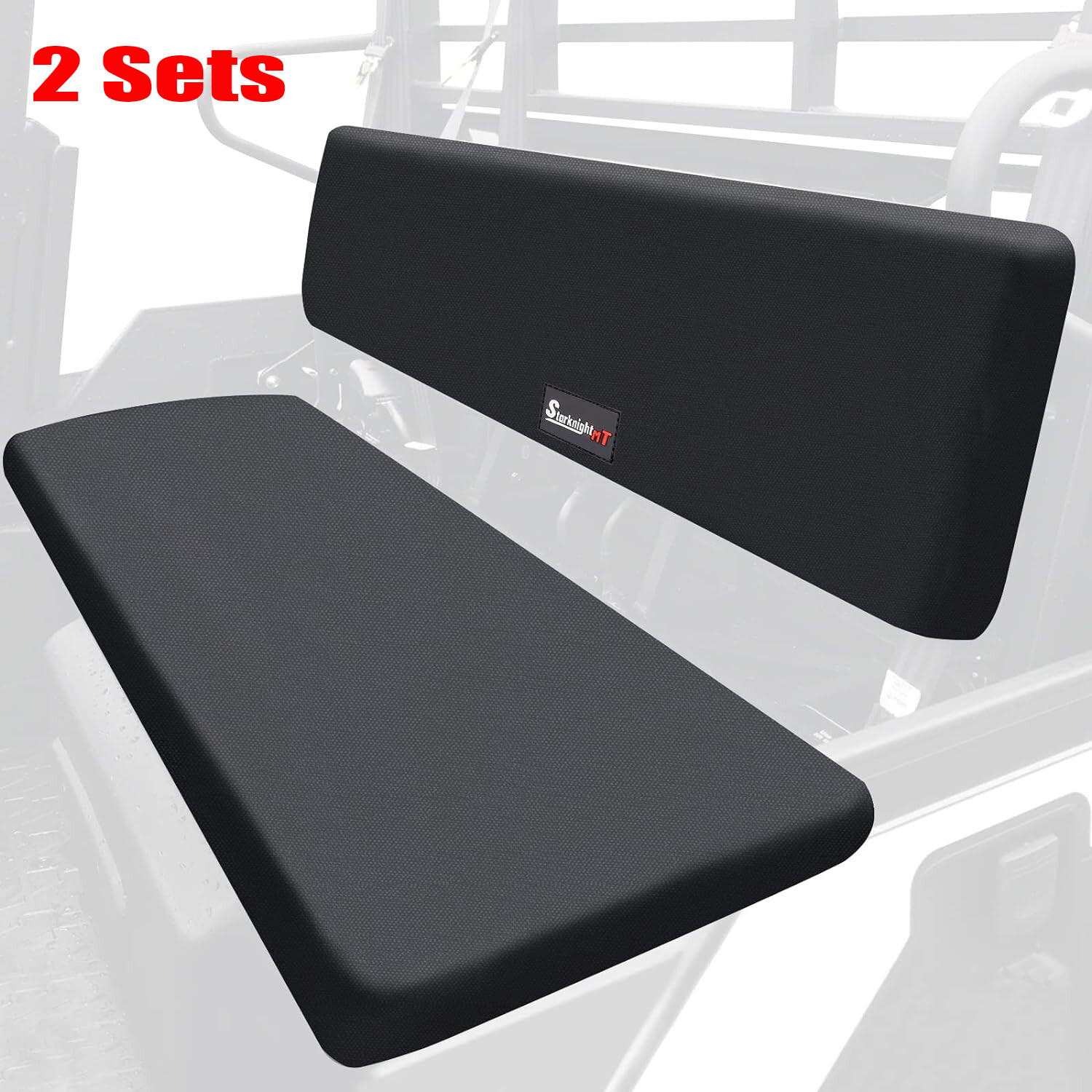 2 Set UTV Front & Rear Seat Covers For Kawasaki Mule PRO-FXT DXT FX DX ...