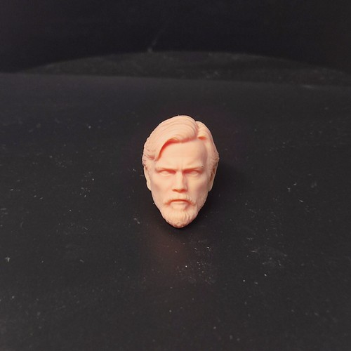1/12 1/18 1/24 Obi-Wan Kenobi Head Sculpt Carved For Male Action Figure ...