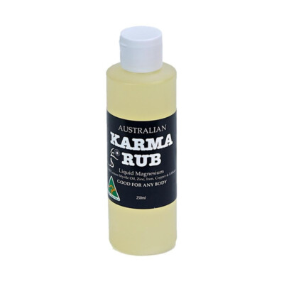 Karma Rub Liquid Magnesium 250mL 9348113000045 | eBay Australia