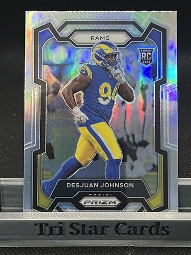 2023 Panini Prizm Silver Desjuan Johnson RC Los Angeles Rams 🐏 | eBay