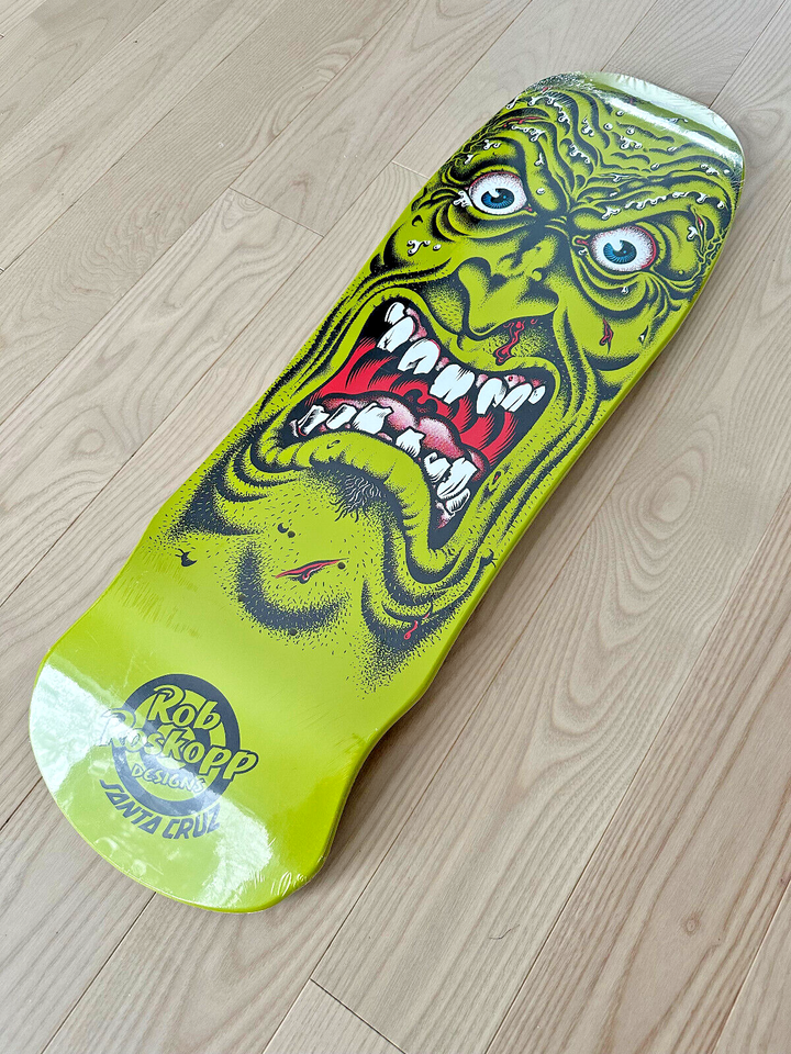 ROB ROSKOPP FACE Santa Cruz Skateboard Deck Reissue GREEN in SHRINK | eBay