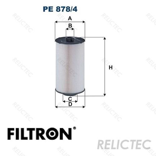Fuel Filter PE878/4 for Iveco 5801439821 5801516883 | eBay UK
