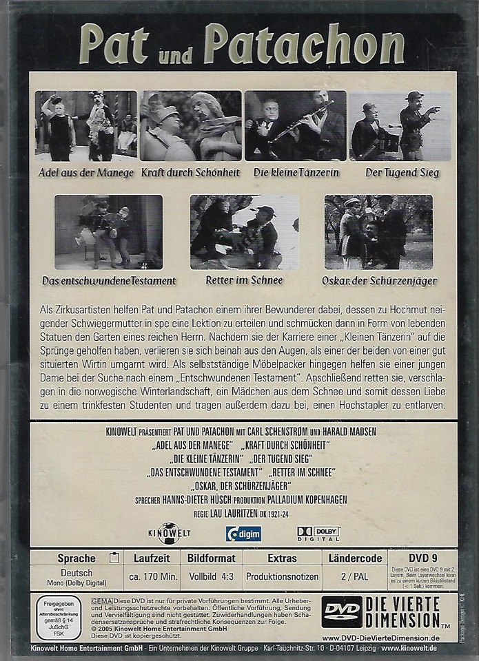Pat und Patachon Volume 7 (DVD) New - Region 2 | eBay