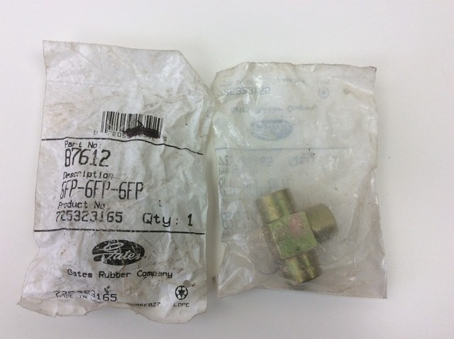 Gates Fitting 87612 6fp-6fp-6fp 725323165 Hydraulic Hose Fittings for ...