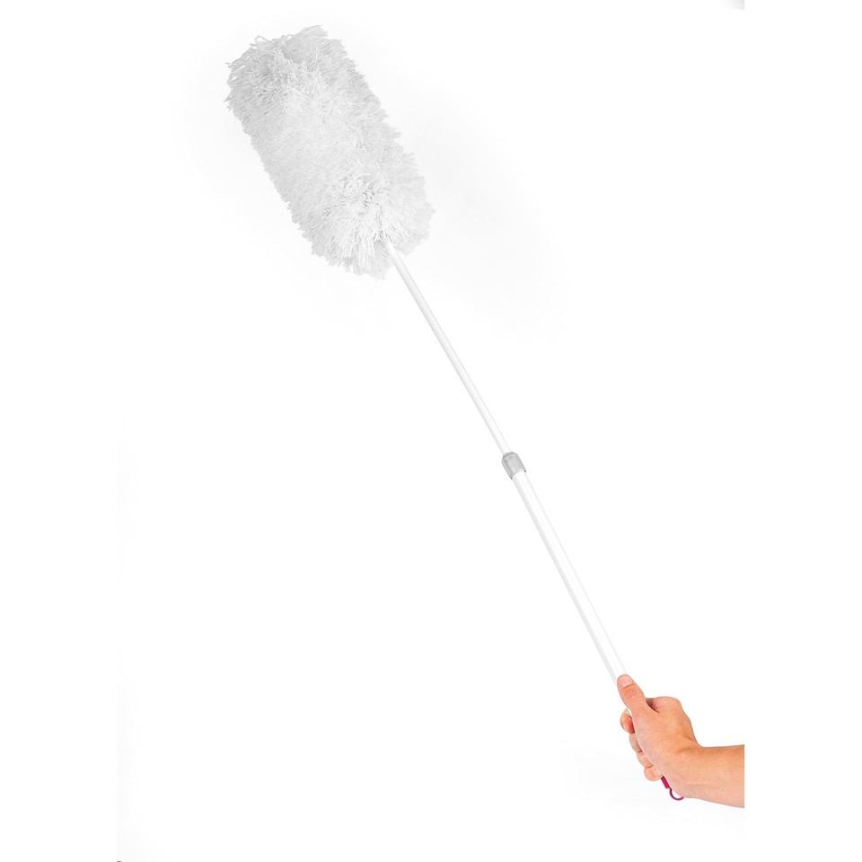 Kleeneze Fluffy Duster Cobweb Dust Cleaner Extendable Handle Microfibre ...
