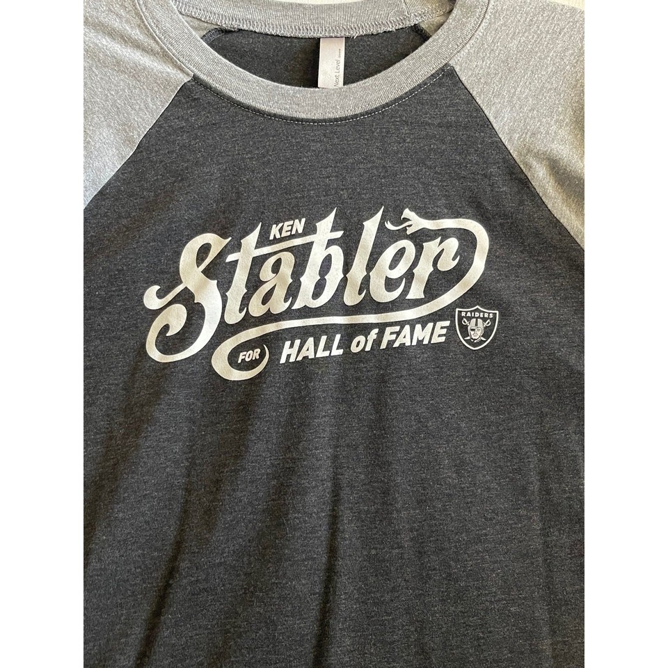 Ken Stabler Las Vegas Raiders Men’s T-Shirt Medium Next Level | eBay