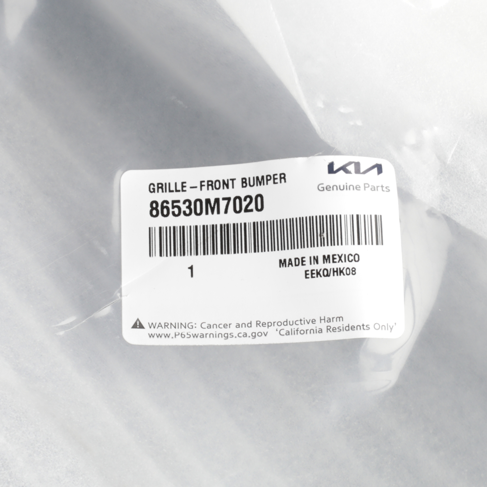 Genuine Kia Grille-front Bumper 86530M7020 OEM for sale online | eBay