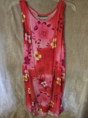 Notations Clothing Rayo Sun Dress 1X Lightweight*Tie Back Sleeveless ...