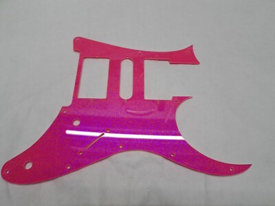 Hot Pink Glitter HSH Pickguard fits Ibanez (tm) RG350MDX Jem RG 350 ...
