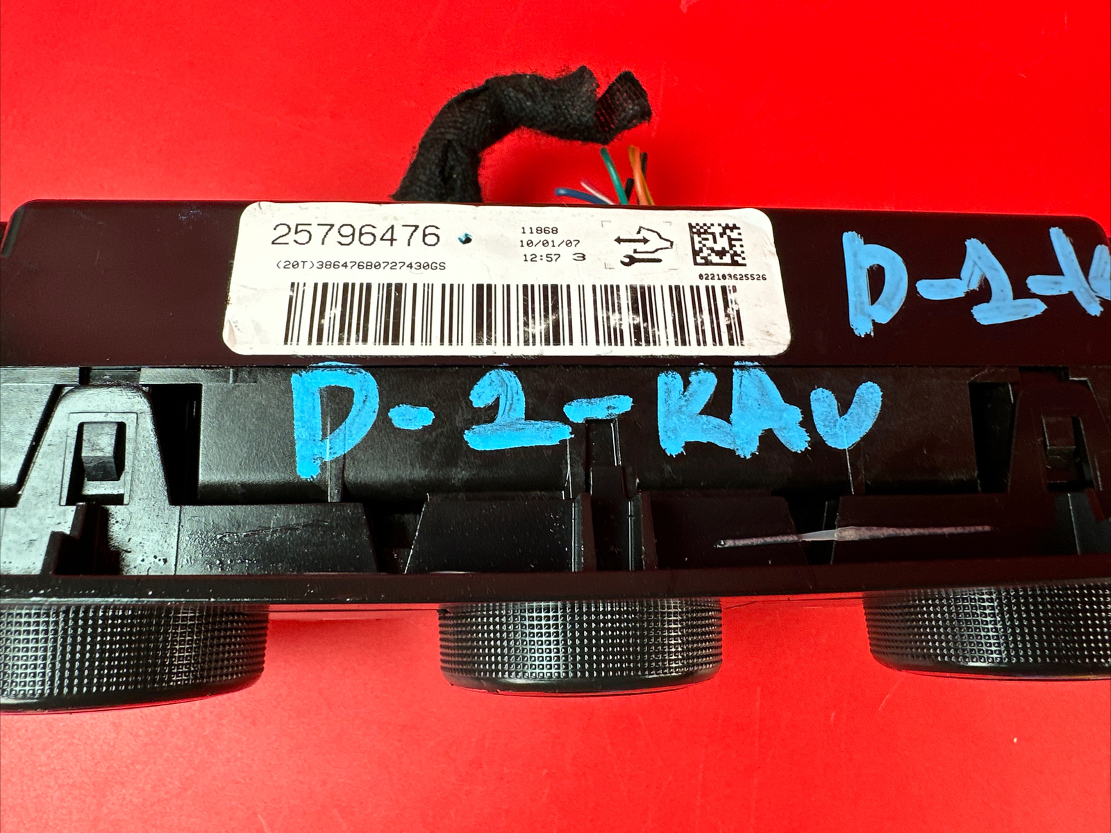 2007-2011 Chevy Silverado GMC Sierra Heater Control Switch 25796476 OEM ...