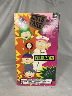 VHS South Park Volume 9 1999 Conjoined Fetus Lady Mexican Frog Comedy ...