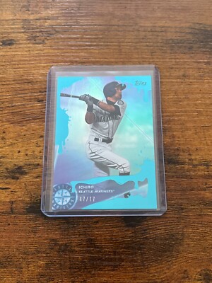 2020 Topps x Steve Aoki #38 Ichiro Blue Frosting #/77 | eBay