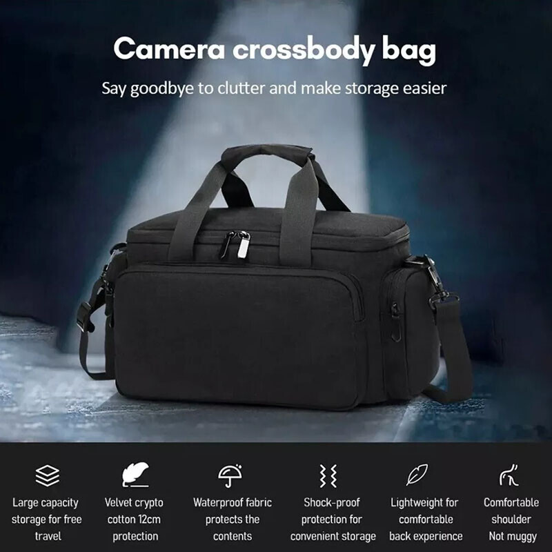 Digital Camera Shoulder Bag Waterproof Travel Camera Carry Case for ...