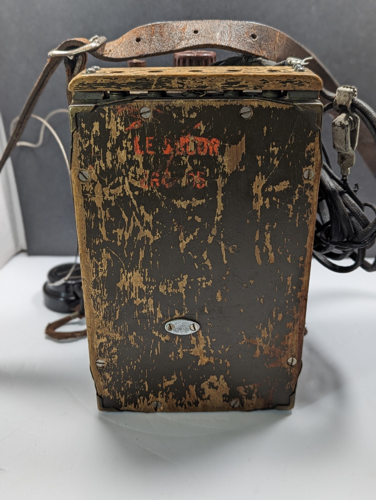 ORIGINAL WW1 WESTERN ELECTRIC MODEL D 86418 FIELD TELEPHONE W ...