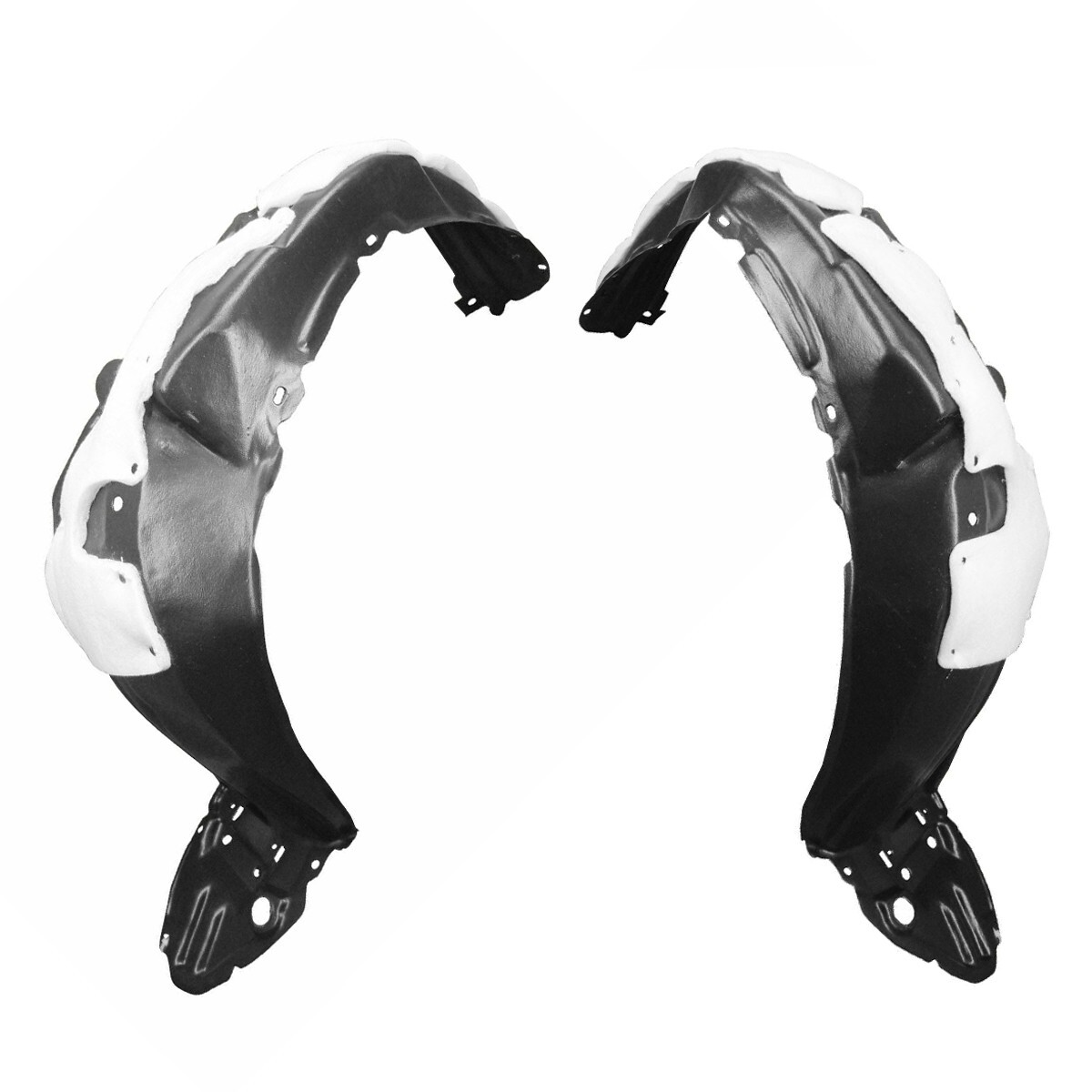 Front Left & Right Side Fender Liner Set w/ Clips For 2012-2014 Toyota ...