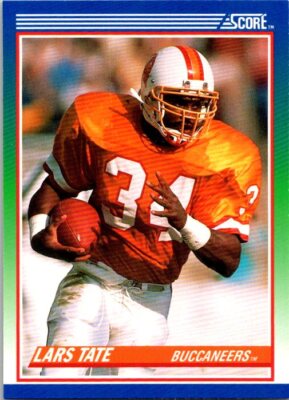 1990 Score Football 21 Lars Tate | eBay