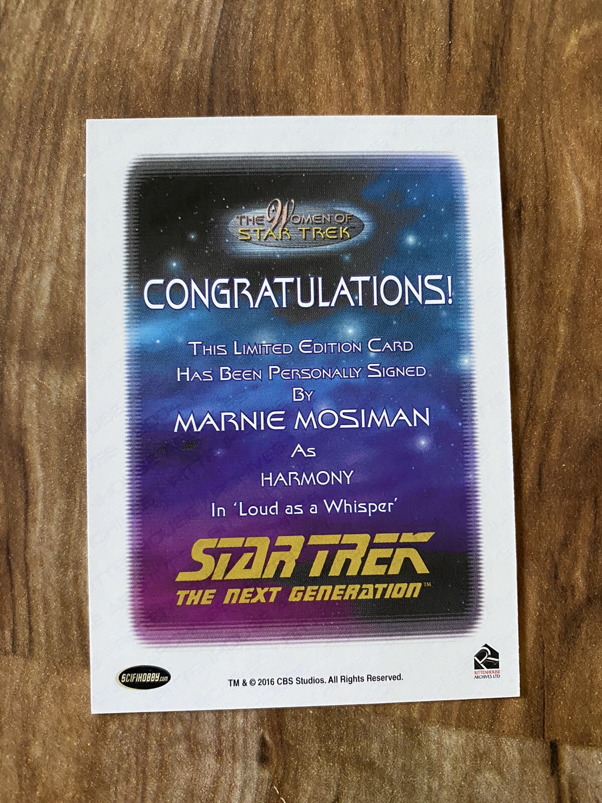 Women of Star Trek: Art and Images TNG Marnie Mosiman As Harmony ...