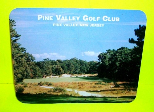 PINE VALLEY GOLF COURSE SCORECARD WITH LOGO VTG SLIGHT WEAR TO CARD ...