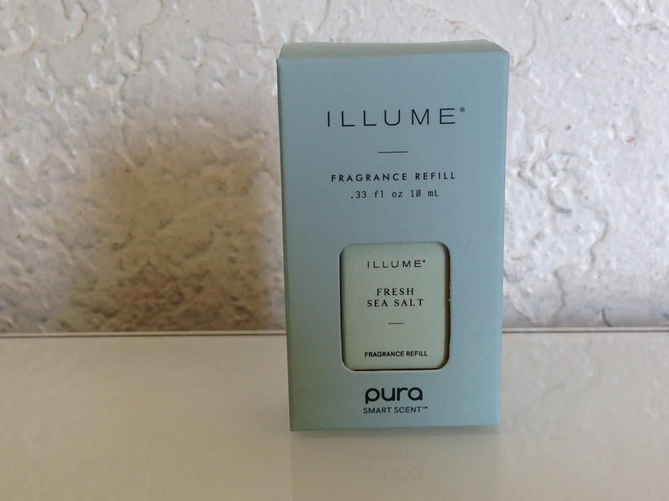 Pura Fresh Sea Salt Illume Diffuser Refill – 0.33 fl oz/10mL Each, 2 ...