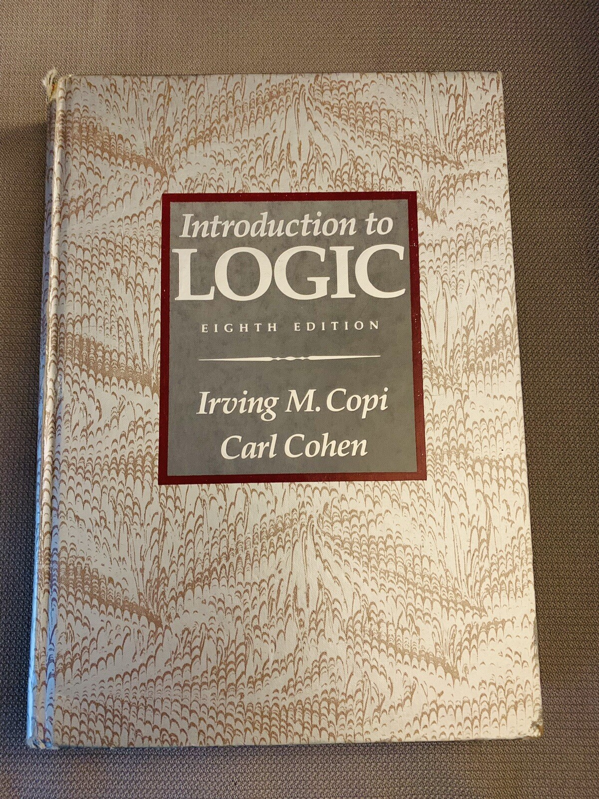 Introduction to Logic (8th Revised edition) by Irving Copi - Hardcover ...