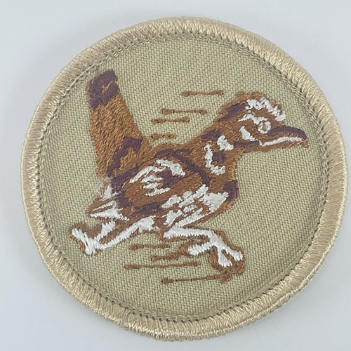BSA Boy Scout Patrol 2 inch Round Patch Running Roadrunner Desert Bird Chicken | eBay