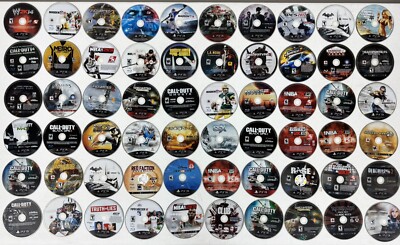 Lot of 104 PS3 Game Discs | eBay