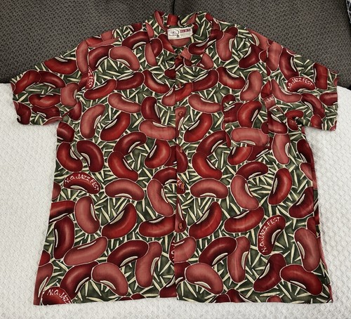 Vintage 1993 How Ah Ya Shirt New Orleans Jazz Fest Red Beans Rice XXL ...