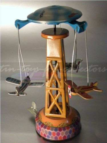 Carousel With 3 Airplanes In The Style Of The Old Hoch + Beckmann ...