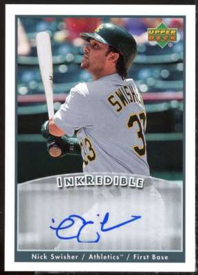 Nick Swisher UPD Card 2006 Upper Deck INKredible #NS | eBay