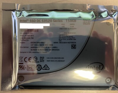 Intel SSD S3520 150GB SSDSC2BB150G701 SSD | eBay