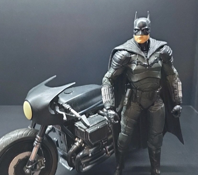 McFarlane Toys DC Multiverse The Batman Batcycle Motorcycle Figure ...