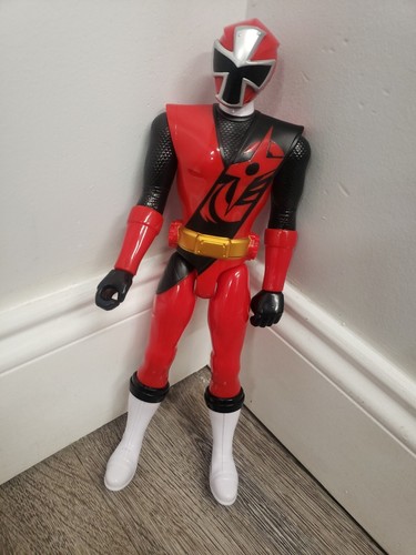 Power Rangers Ninja Steel Red Ranger 12" Action Figure 2016 Bandai SCG ...