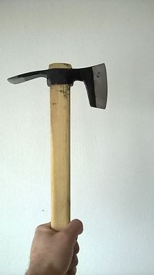 STEEL COMBINED AXE & ADZE PICK MATTOCK DIGGER CAMPING TOOL HIKING ...