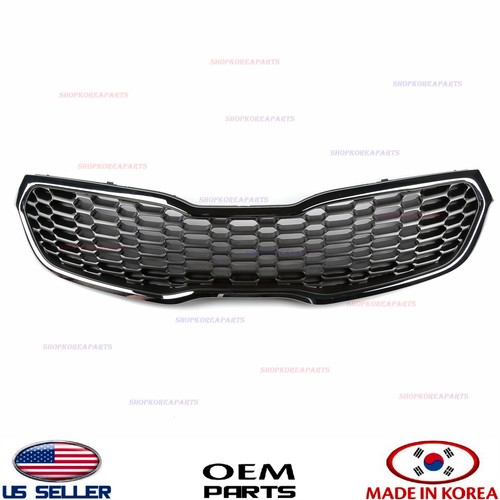GRILLE RADIATOR FRONT BUMPER 【GENUINE】 KIA FORTE 2014-2016 【CHROME ...