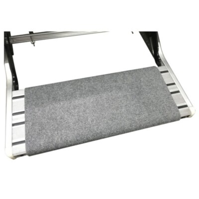 Wrap Around Step Rug for Pull Out Single & Double Caravan Step Grey RV ...